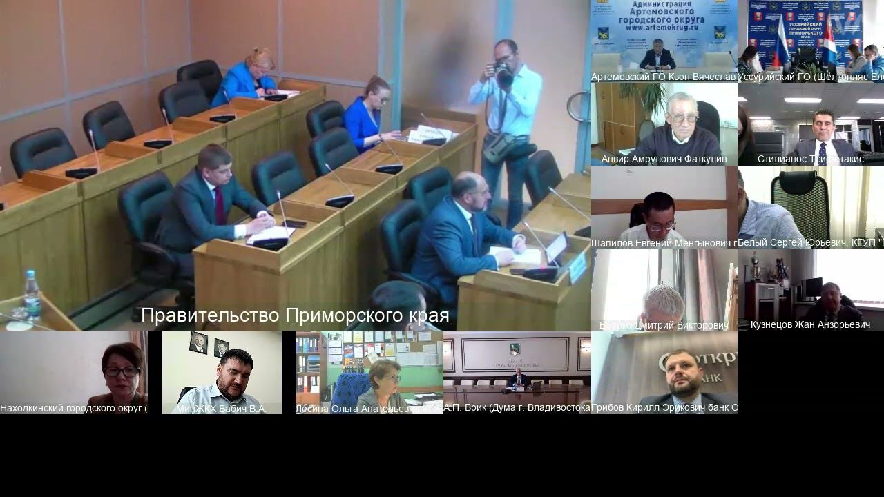 Совет по привлечению инвестиций в экономику Приморского края 01.06.2023 г.