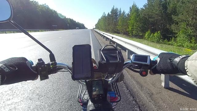 Поездка из Екатеринбурга в Далматово на электро велосипеде Minako V.8 PRO часть 11