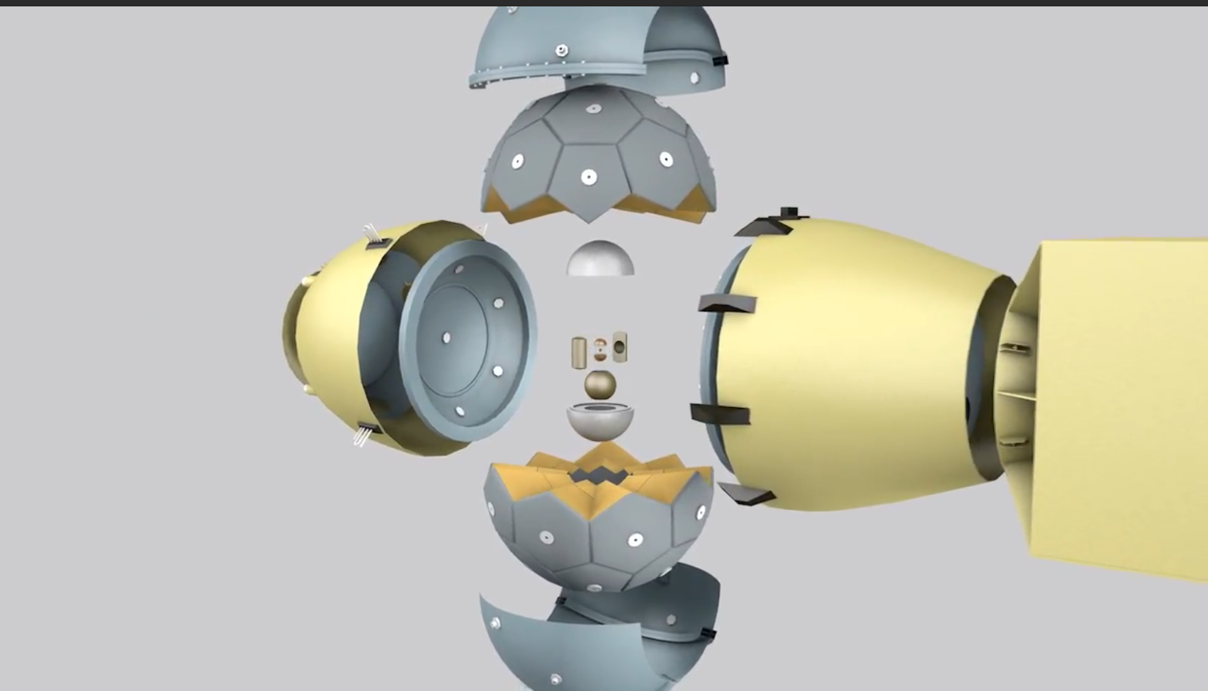 Атомная бомба "Толстяк". Принцип действия.