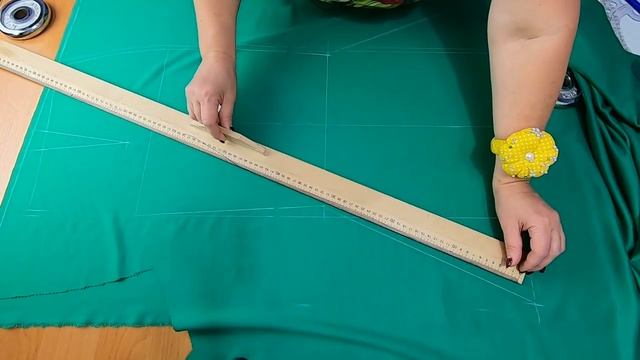 Юбка Годе макси своими руками за 20 минут. Раскрой и первая примерка.mp4