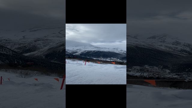 Вот такие виды на ГЛК Домбай