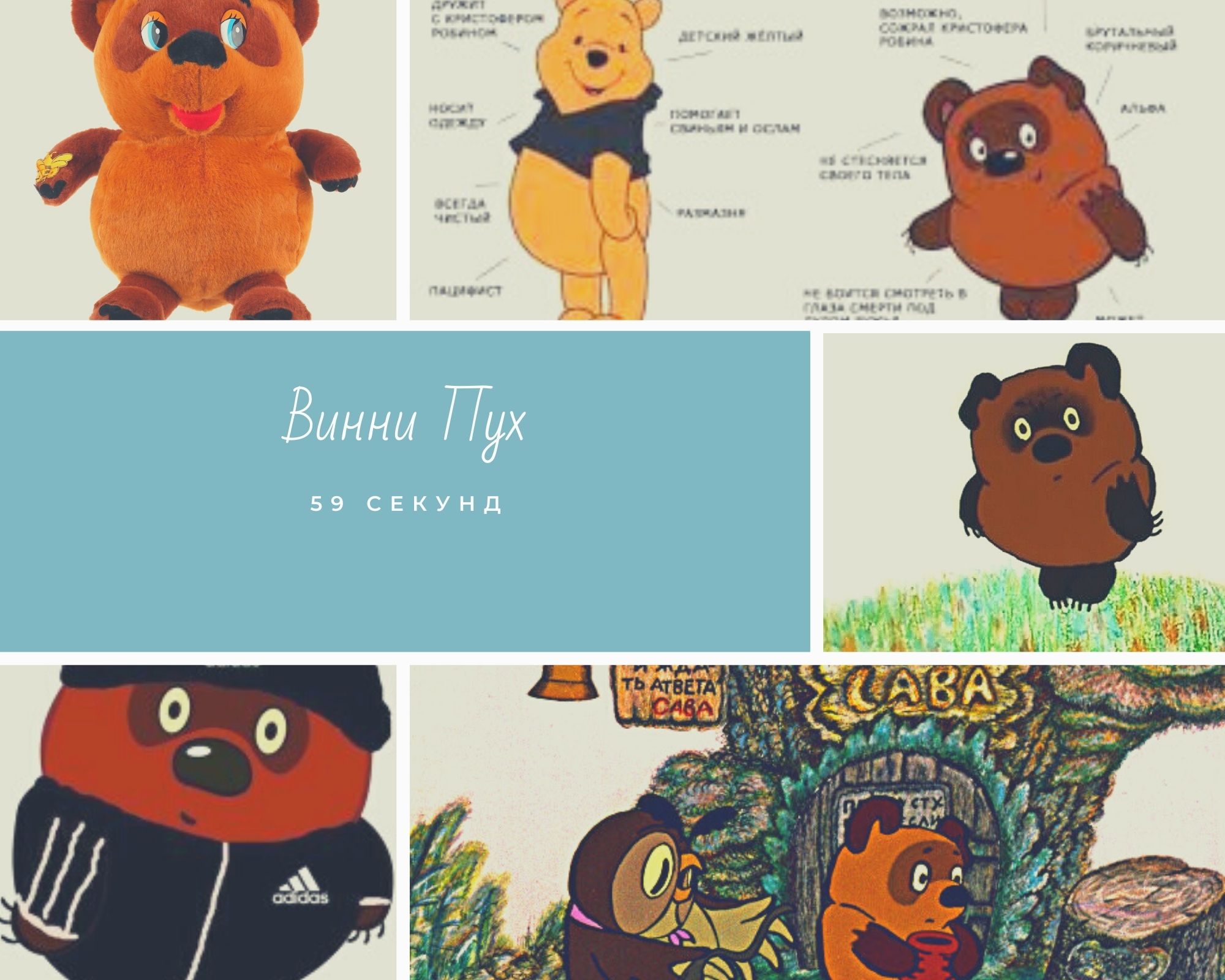 Приключение Винни Пуха. Abenteuer von Winnie Puuh.