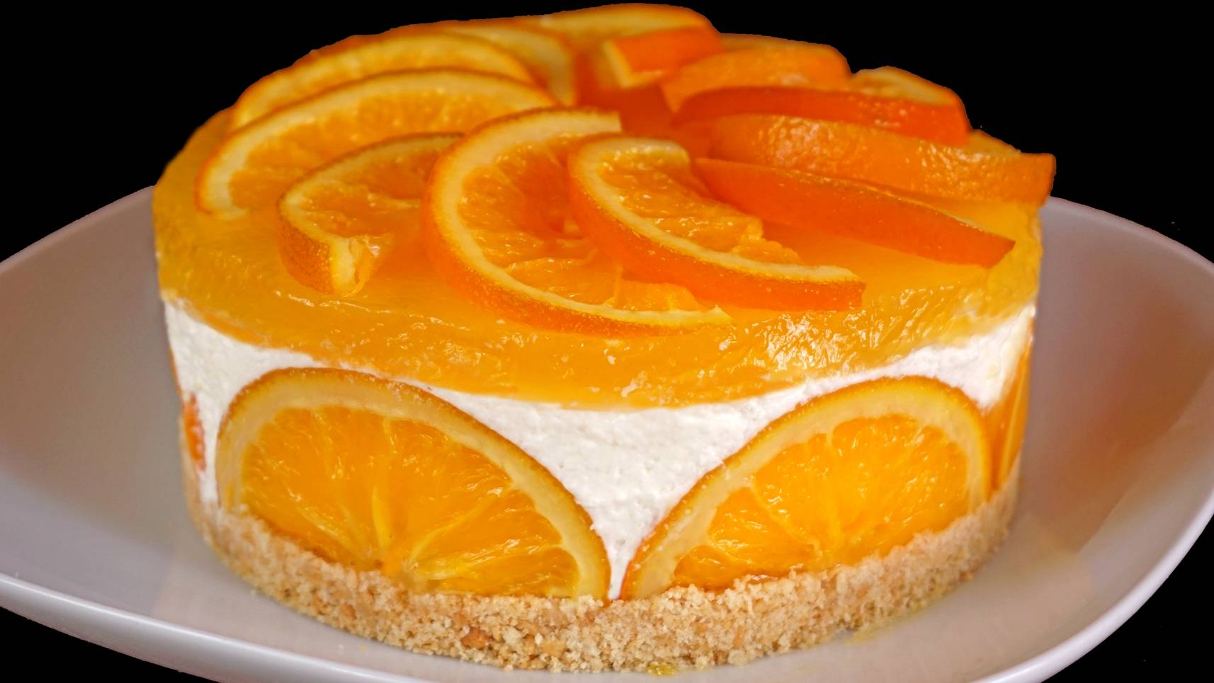 Вы будете готовить этот  апельсиновый торт без выпечки каждый день! Торт, который тает во рту