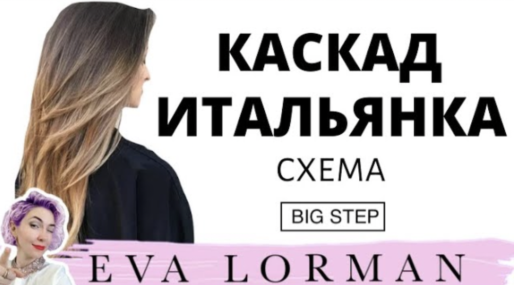 ЖЕНСКАЯ СТРИЖКА КАСКАД ИТАЛЬЯНКА НА ДЛИННЫЕ ВОЛОСЫ ЕВА ЛОРМАН
