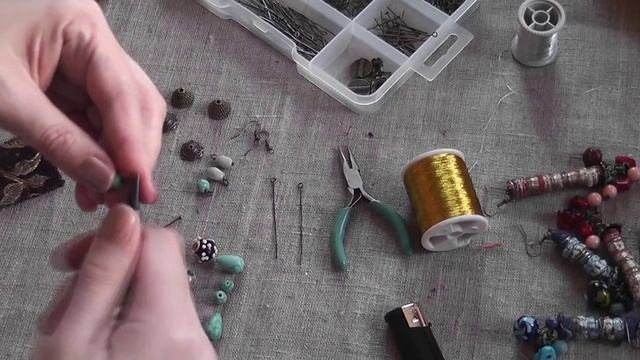 Мастер Класс. Текстильные Серьги в стиле БОХО "Богема"