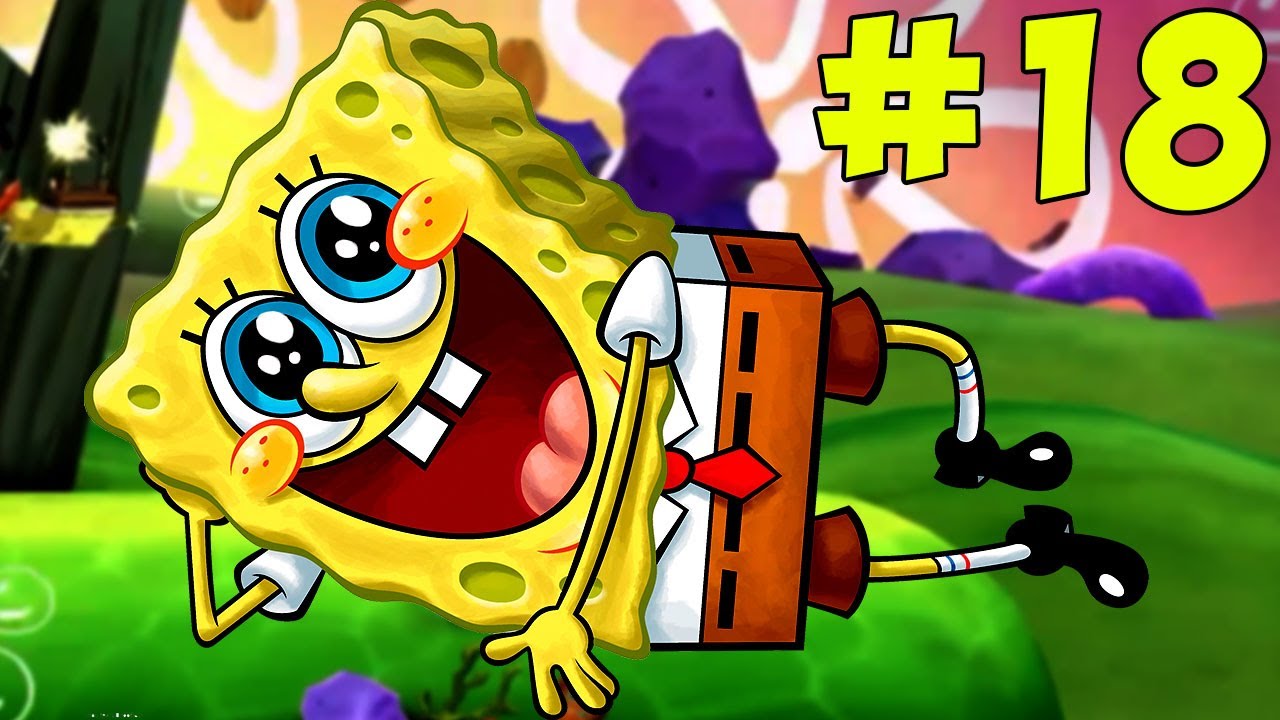Губка Боб Квадратные Штаны #18 серия ПРОХОЖДЕНИЕ ИГРЫ  Погоня за формулой на канале MaxJunior