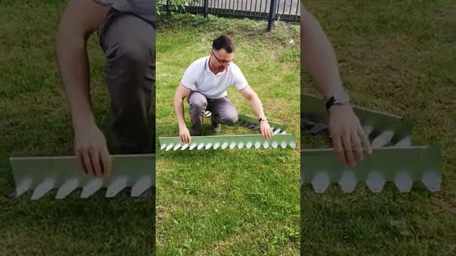 Металлический бордюр ГеоПластБорд.