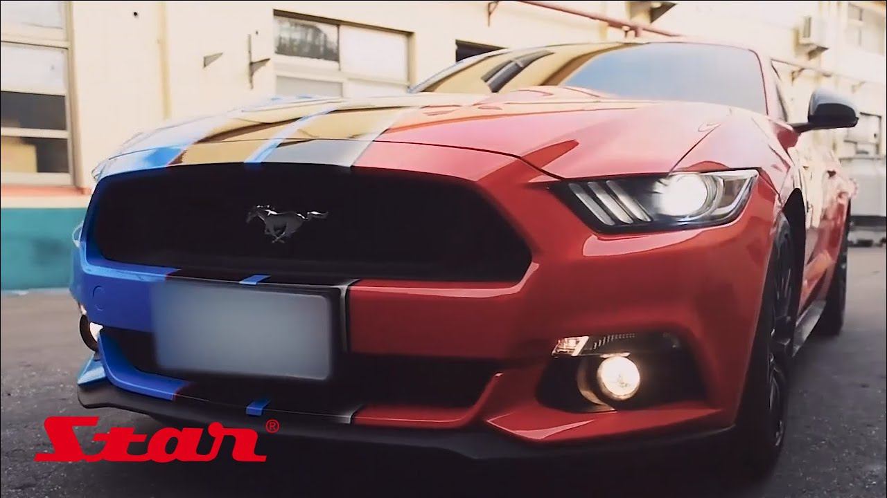 Окрашено STAR. Ford Mustang GT Twin Color