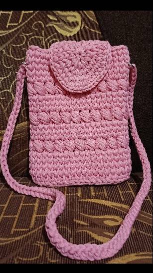 Сумочка из полимерного шнура