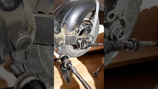 Замена стоковых амортизаторов на электросамокате kugoo m4 Pro