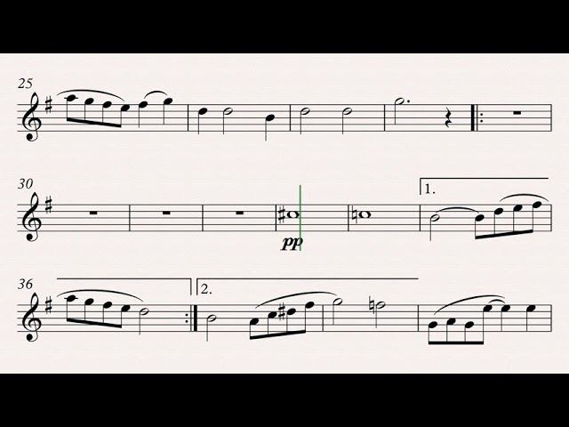 "As Time Goes By" видеоминусовка с нотами для саксофона-альта, темп 90