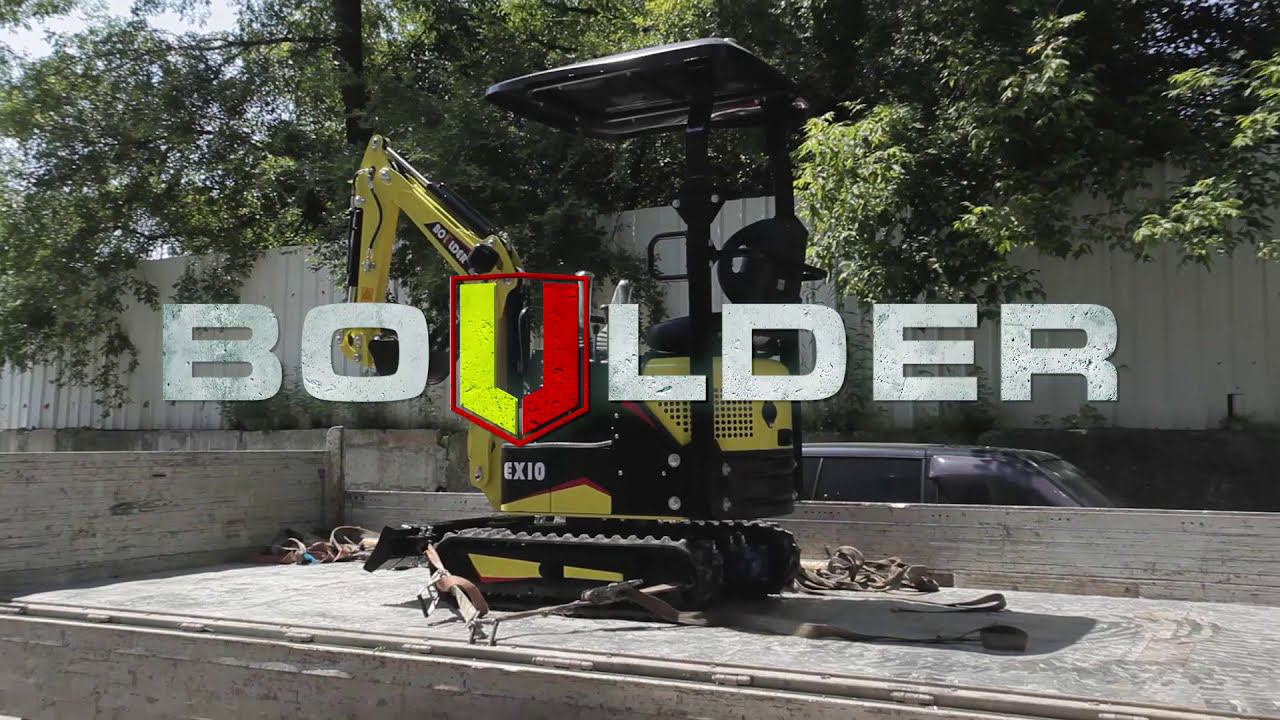 Отправка мини-экскаватора Boulder EX10