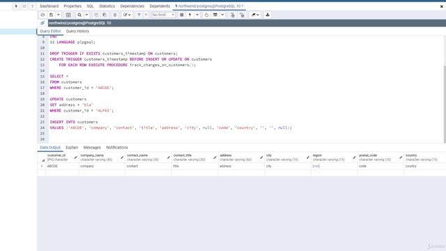 135 Построчные триггеры
