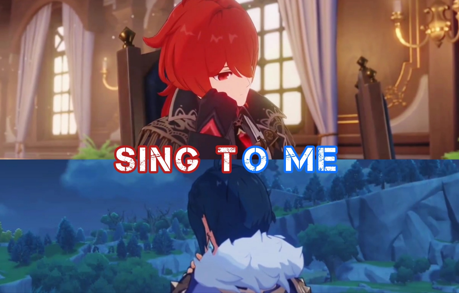 Genshin impact ~ Diluc Kaeya Edit ~ Sing to me (RUS sub)