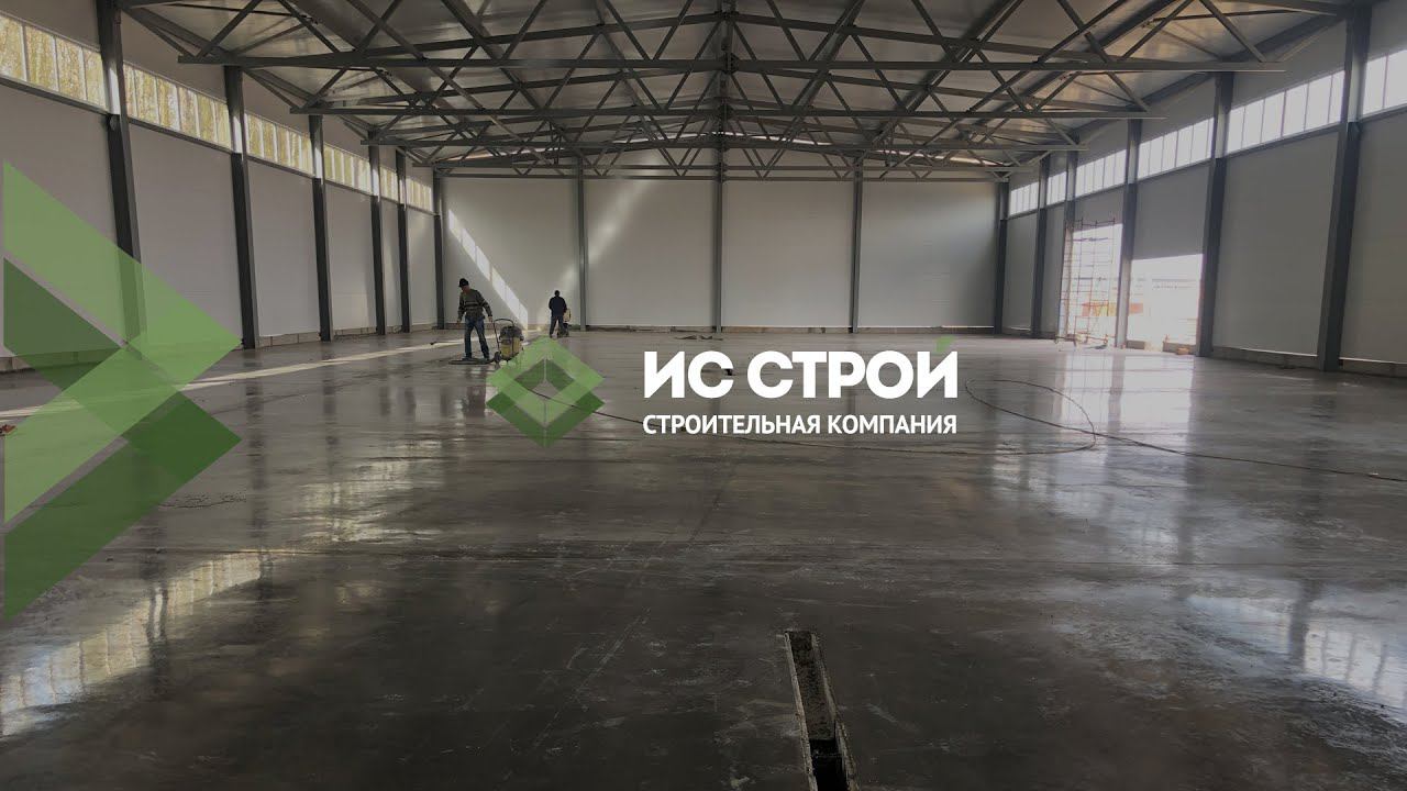 Промышленные полы, нарезка температурных швов