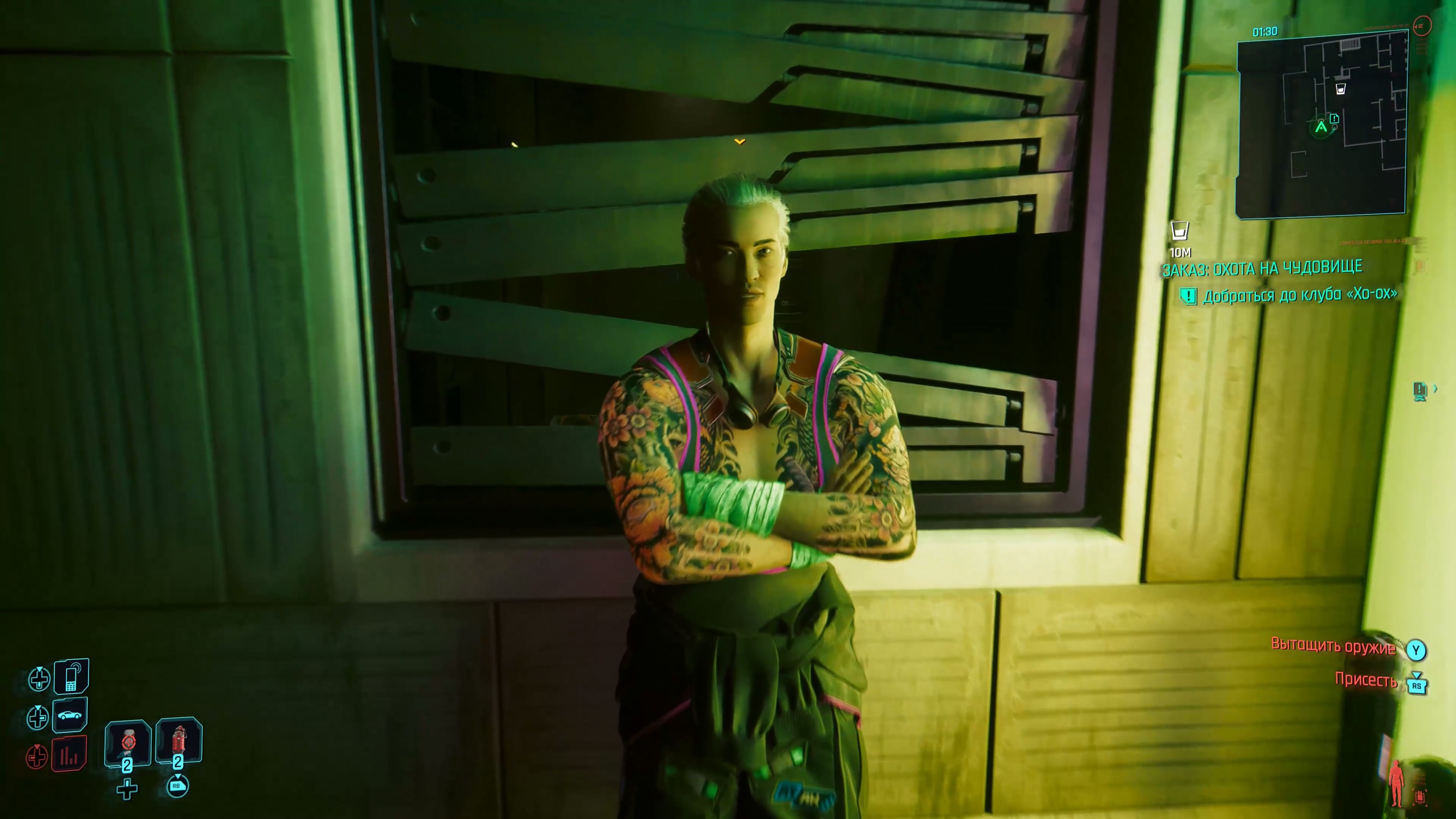 Cyberpunk 2077 Part4. Устранение грабителей. Сражение Ви с солдатом из Милитеха. Киберпсихоз.