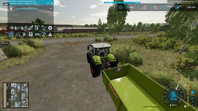 игра фс 22 карта  село  ягодная  с  рабочими  светофорами  серия  01 ( без голоса ) третий  сезон