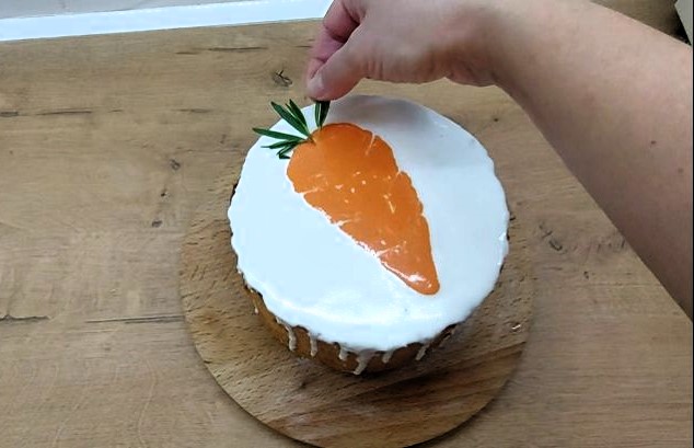 Сочный, пышный, быстрый морковный пирог