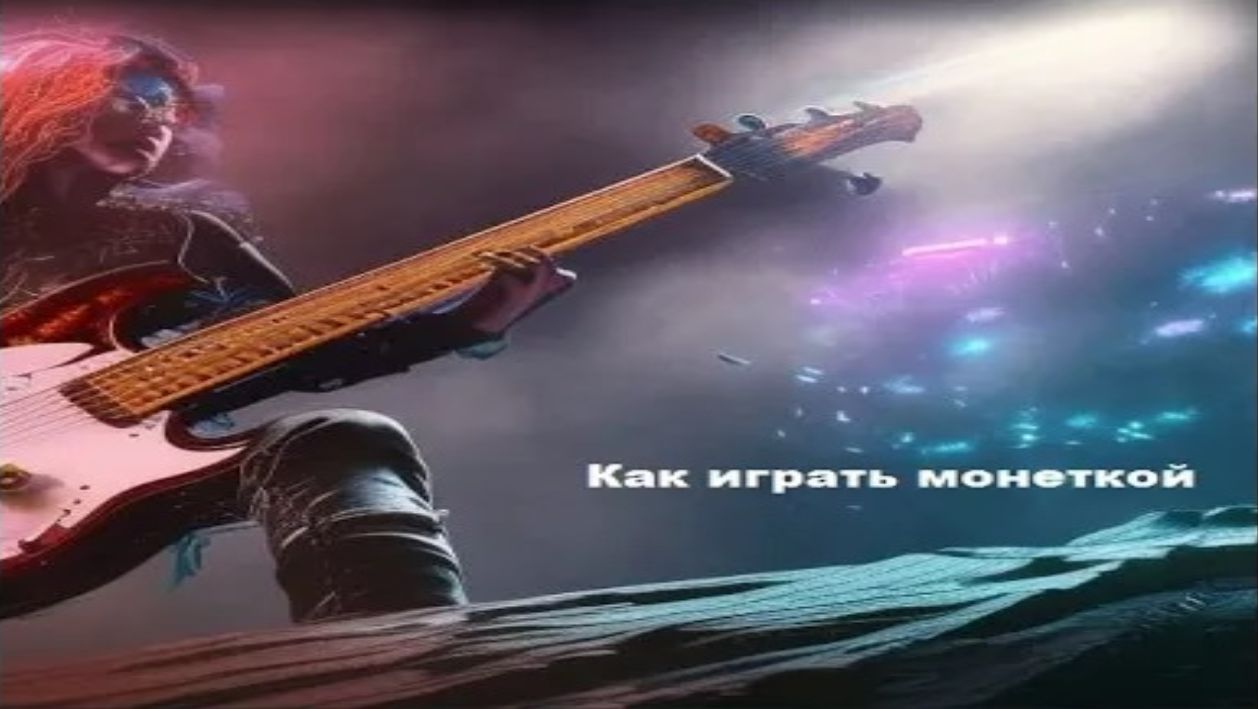 Как играть монеткой на гитаре