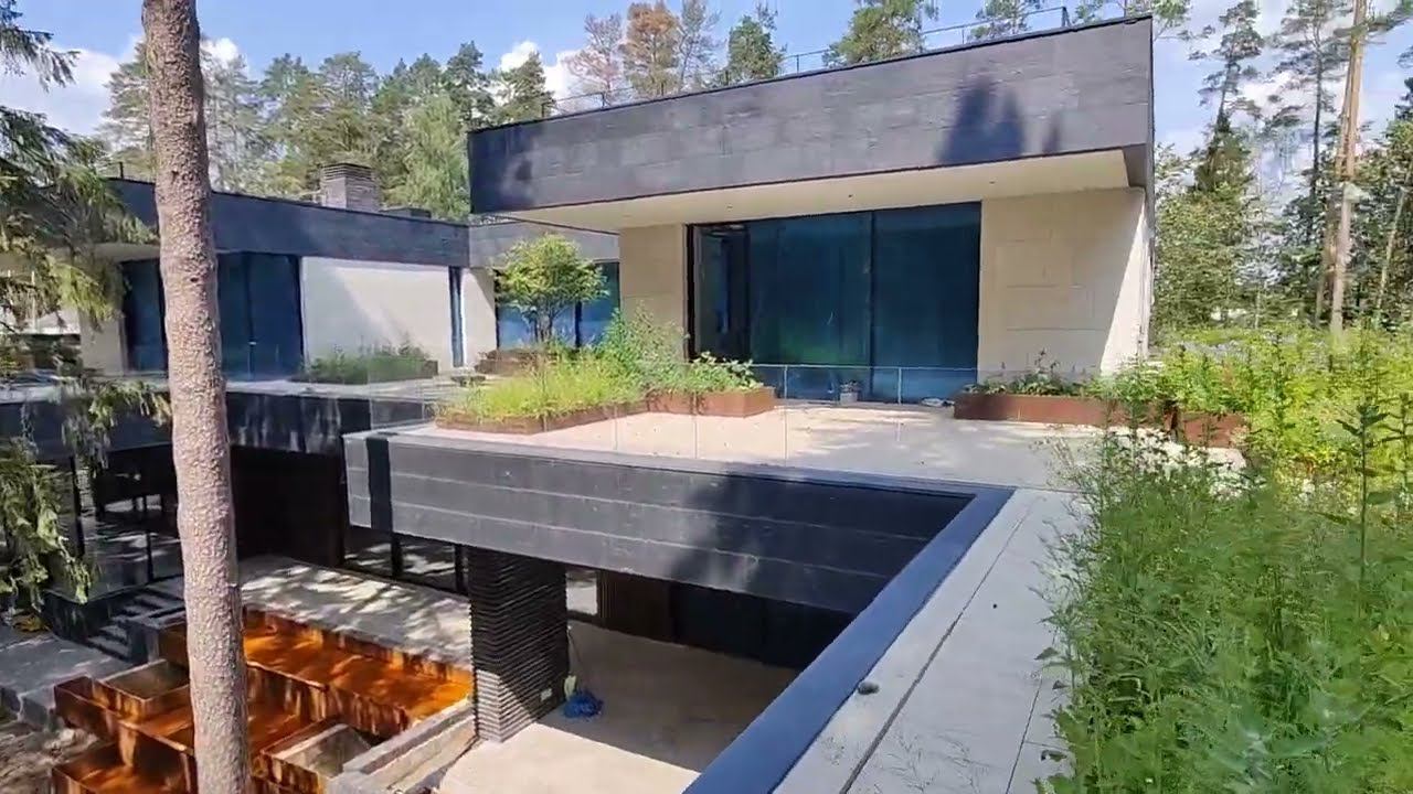 Панорамное остекление частной виллы