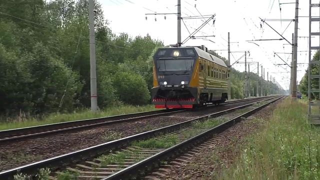 Автомотриса "Север-013" следует резервом.