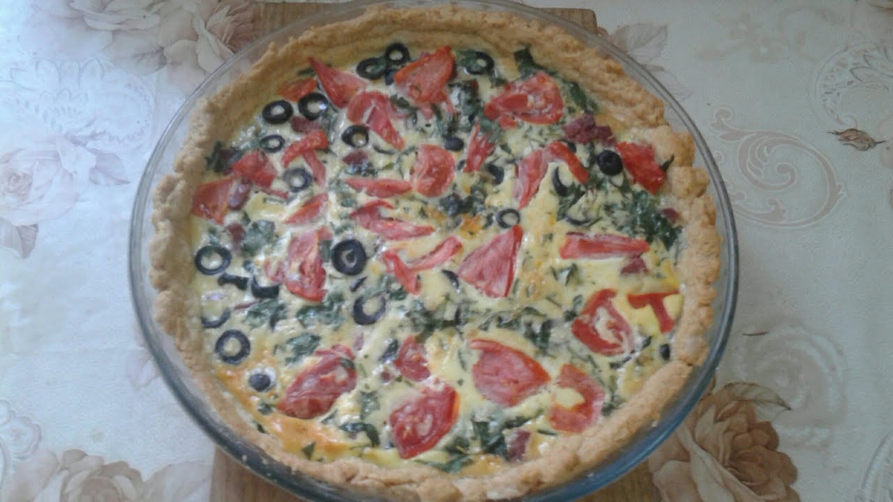 Песочный пирог заливной как пицца рецепт выпечки.