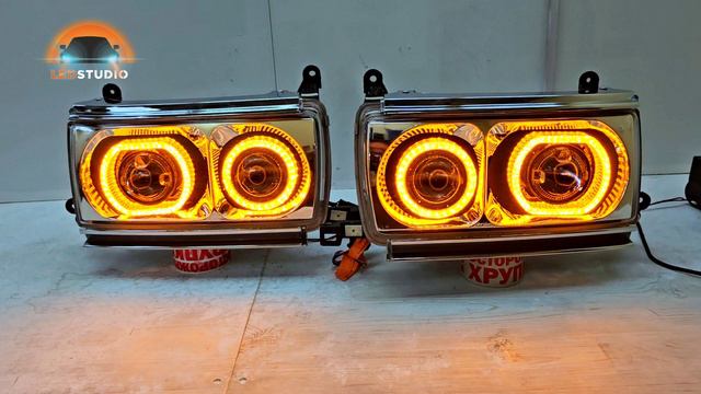 Toyota Land Cruiser QBiled 80 тюнинг фар