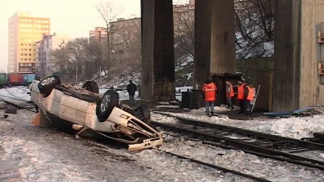 ДТП на Казанском мосту.