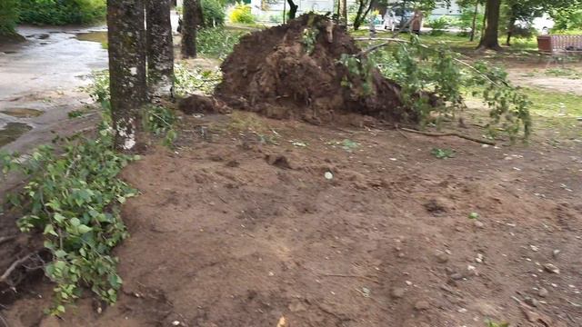 Ураган с ливнями и грозами