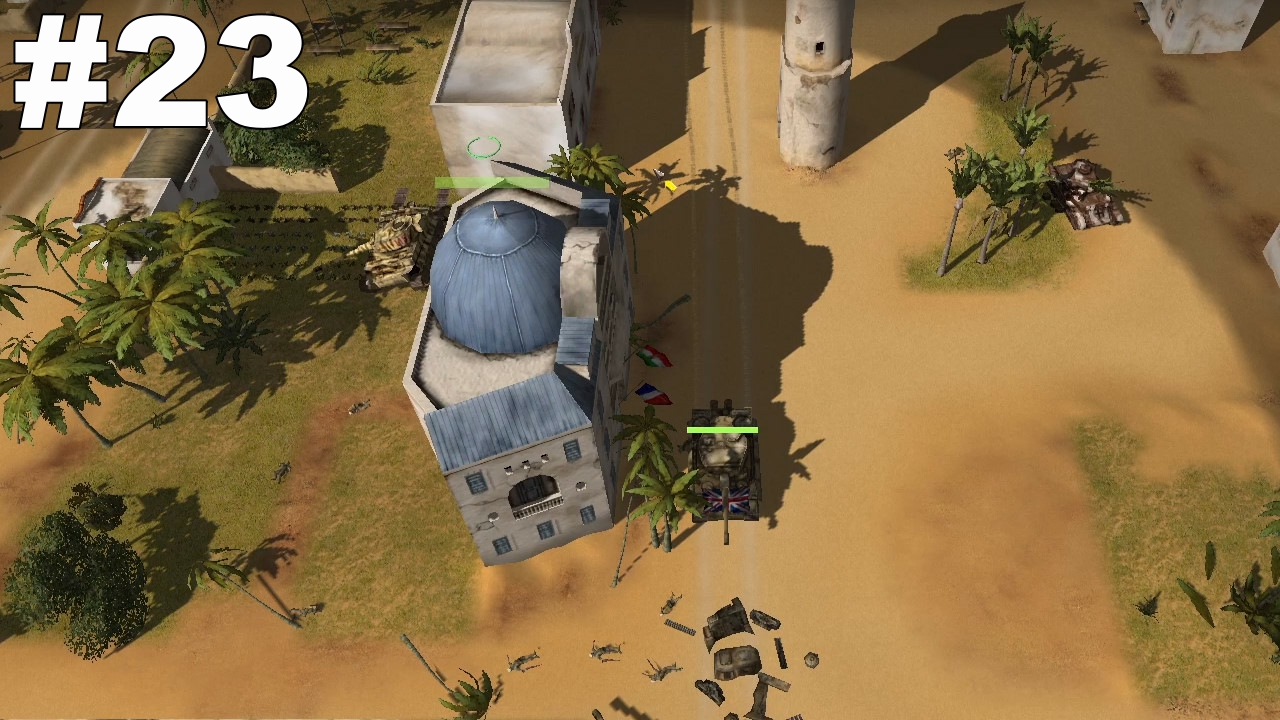 ▶Desert Rats vs. Afrika Korps. Кампания Союзников. Миссия 5: Возвращение в Тобрук. #23