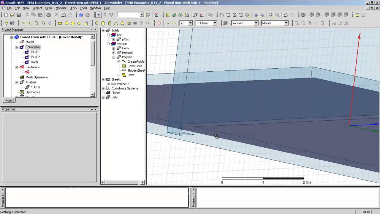 Использование Ansys HFSS для задач рассеяния электромагнитных волн ч.2.2