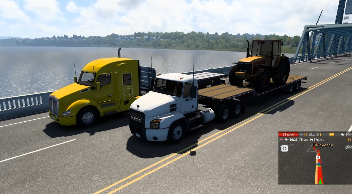 Повезли трактор 2 часть на PXN V10 с механической коробкой