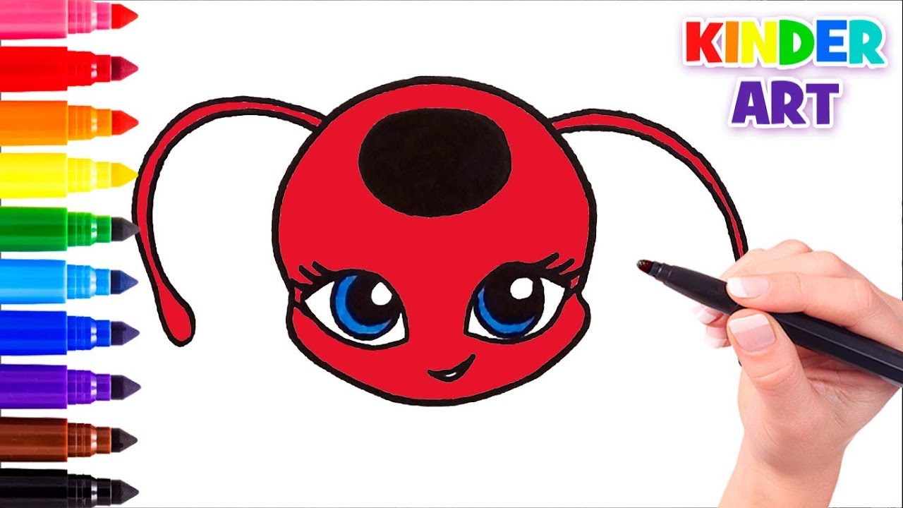 Как нарисовать Тикки из Леди Баг