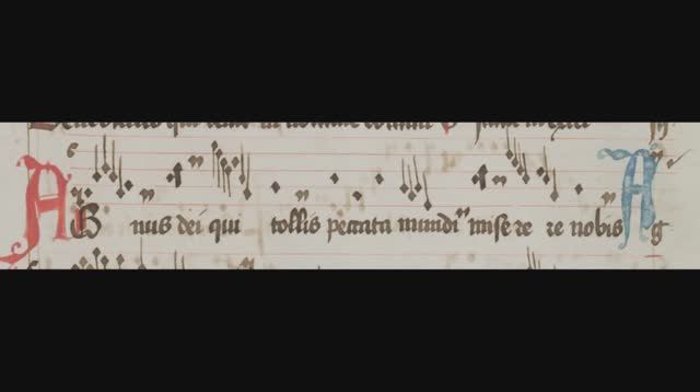 Agnus St Gall Cantus Fractus