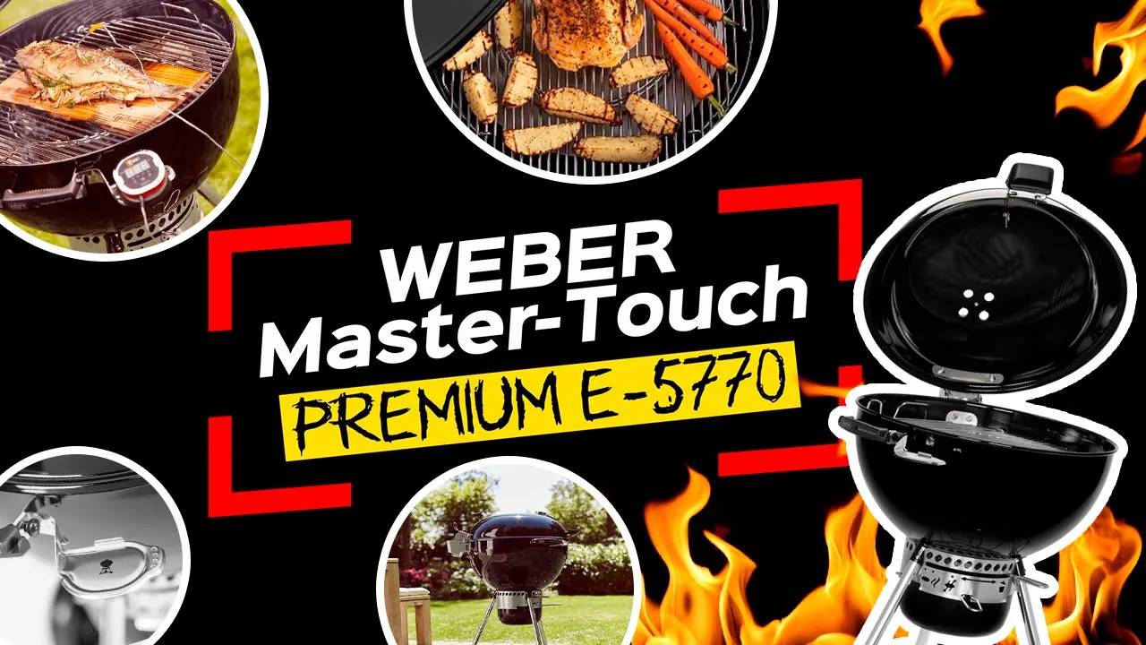 Угольный гриль WEBER Master-Touch GBS Premium E-5770, 57 см