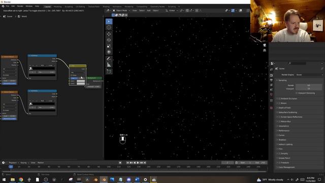 Starmaps in Blender (two methods)