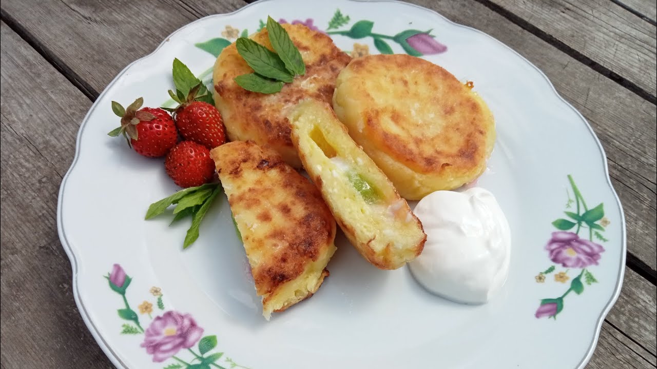 Сырники с мармеладом