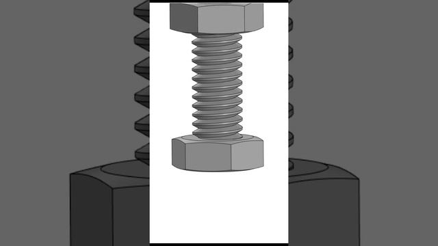 Компас-3D Анимация болта и гайки