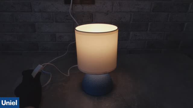 Настольный светильник Uniel UML-B302 E14 BLUE UL-00010752