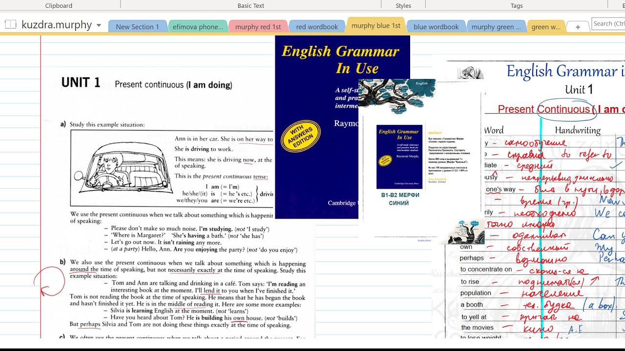 1.1 English Grammar in Use. Unit 1. Present Continuous