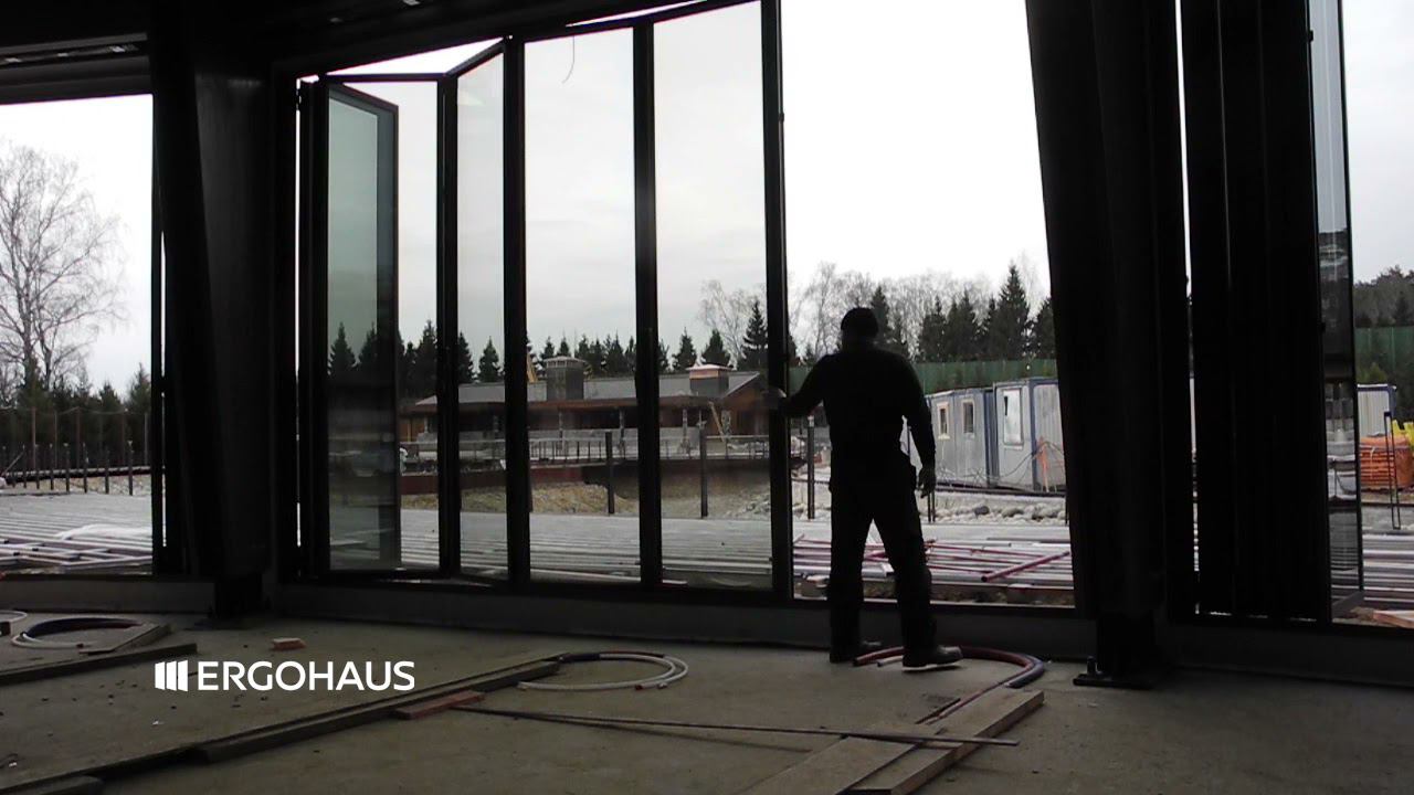 Двери-гармошки от фабрики Solarlux