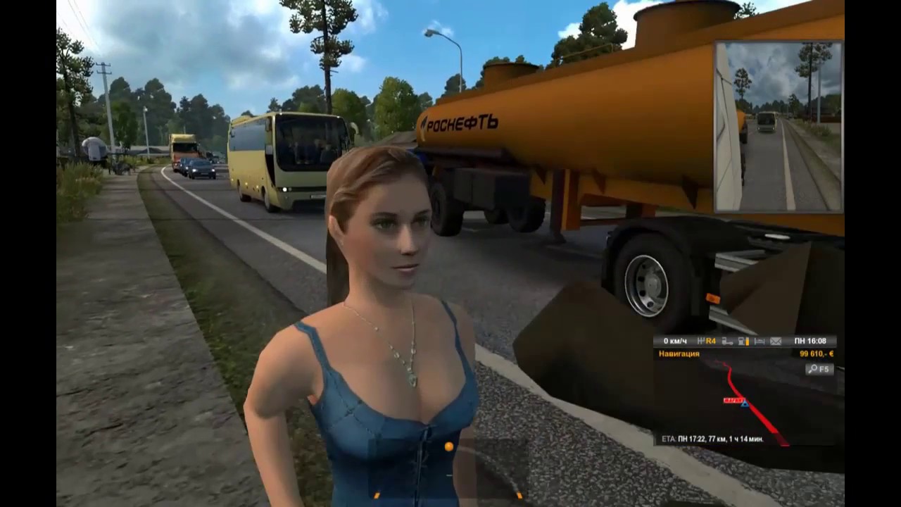 Нарушения и аварии в Euro Truck Simulator 2 Multiplayer преступление и наказание + Бонус