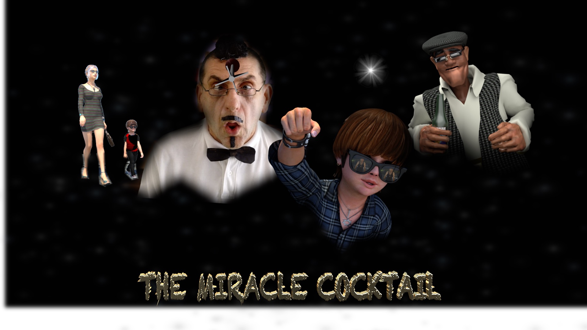 THE MIRACLE COCKTAIL" KEEP OUT. /  "ЧУДО-КОКТЕЙЛЬ" НЕ ДОПУСКАТЬ