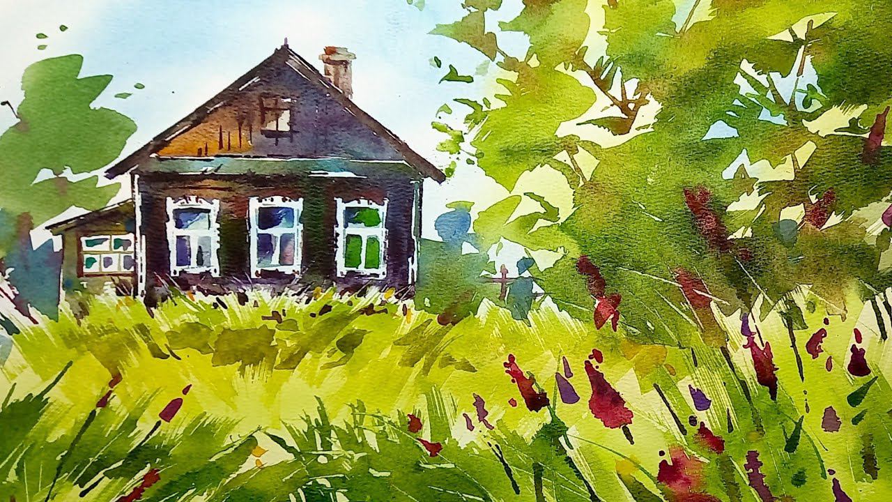 Рисуйте лето вместе с нами, мастер-класс по акварели