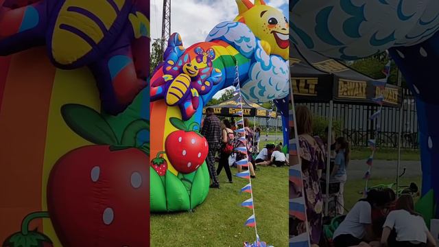 Арка для праздника!! Красивая входная группа🎆 надувная арка радуга