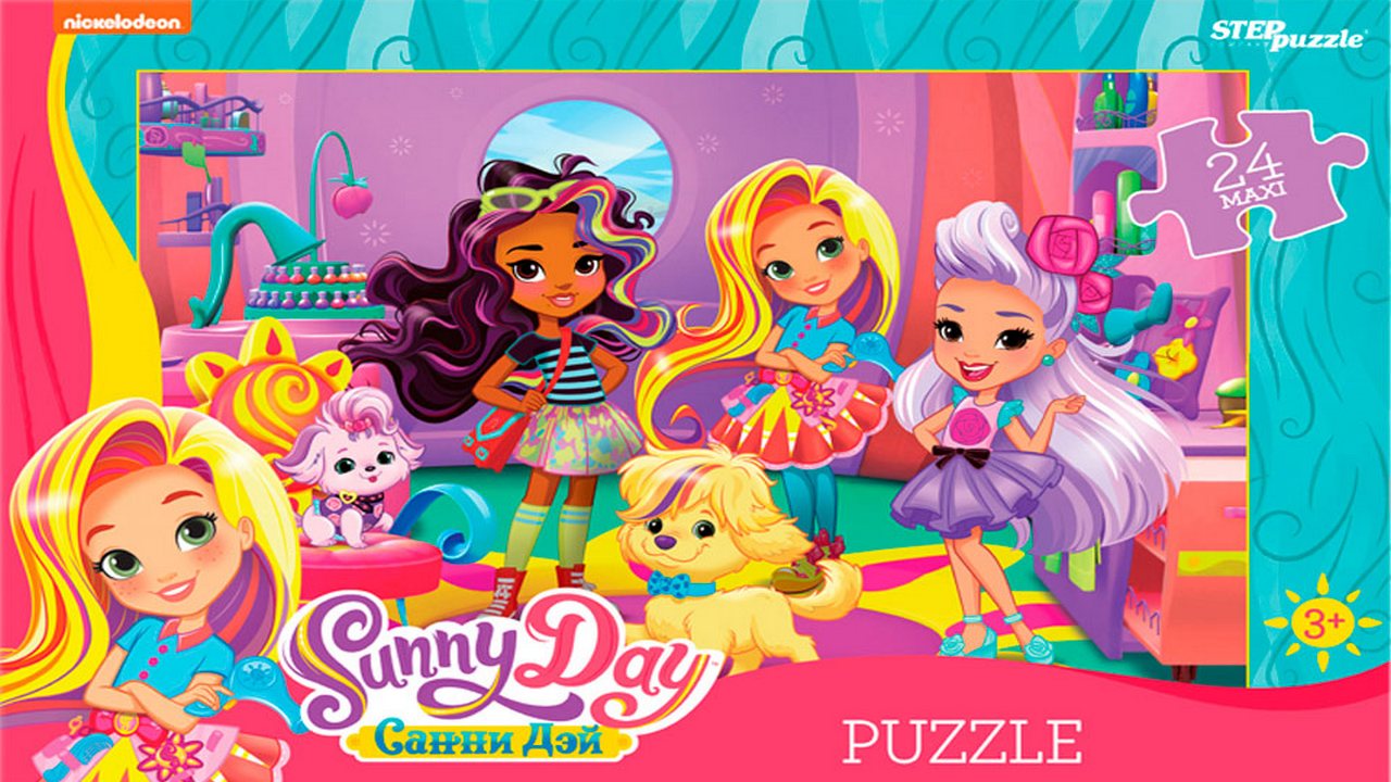 Пазл Макси Солнечный День, Sunny Day - собираем пазлы для детей | Polinka-Vitaminka