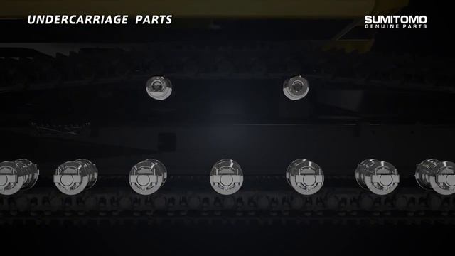 Детали ходовой части (гусеницы, катки, направляющий ролик, ведущая звездочка) экскаваторов Sumitomo