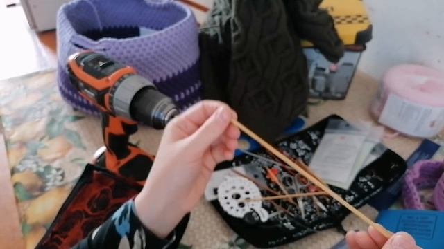 Эксперимент со спицами. Бамбук..mp4