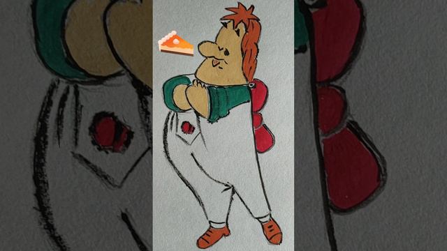 Загадка про Карлсона. Загадка для маленьких. Загадка-отгадка.Читает автор Еlena K. Рисунок