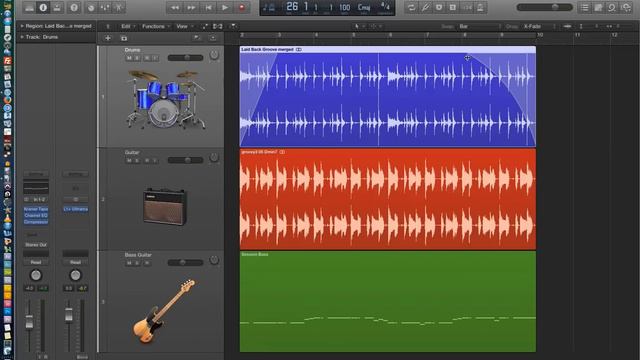 Logic Pro X - Video Tutorial 10 - Audio Edit Tools (part 1)